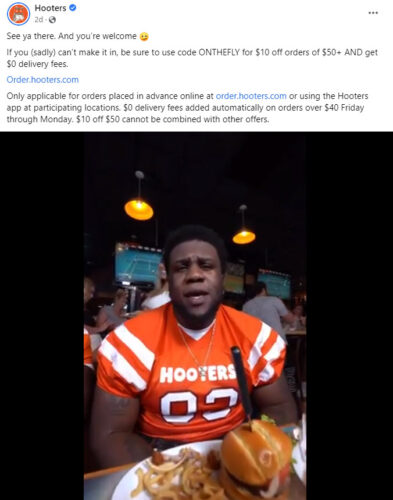Hooters Promo Codes & Coupons - $10 Off - EatDrinkDeals