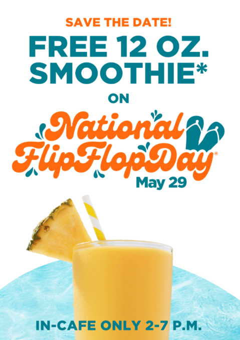 Tropical Smoothie Cafe Specials: Free Smoothie