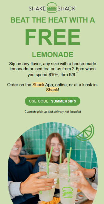 Shake Shack Promo Codes And Deals: Free Drink, $15 Off