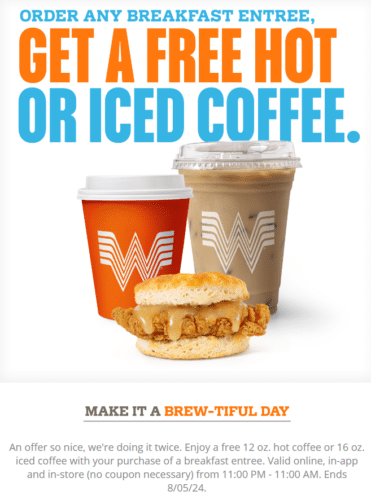 Whataburger Coupons And Deals: Free Coffee - EatDrinkDeals