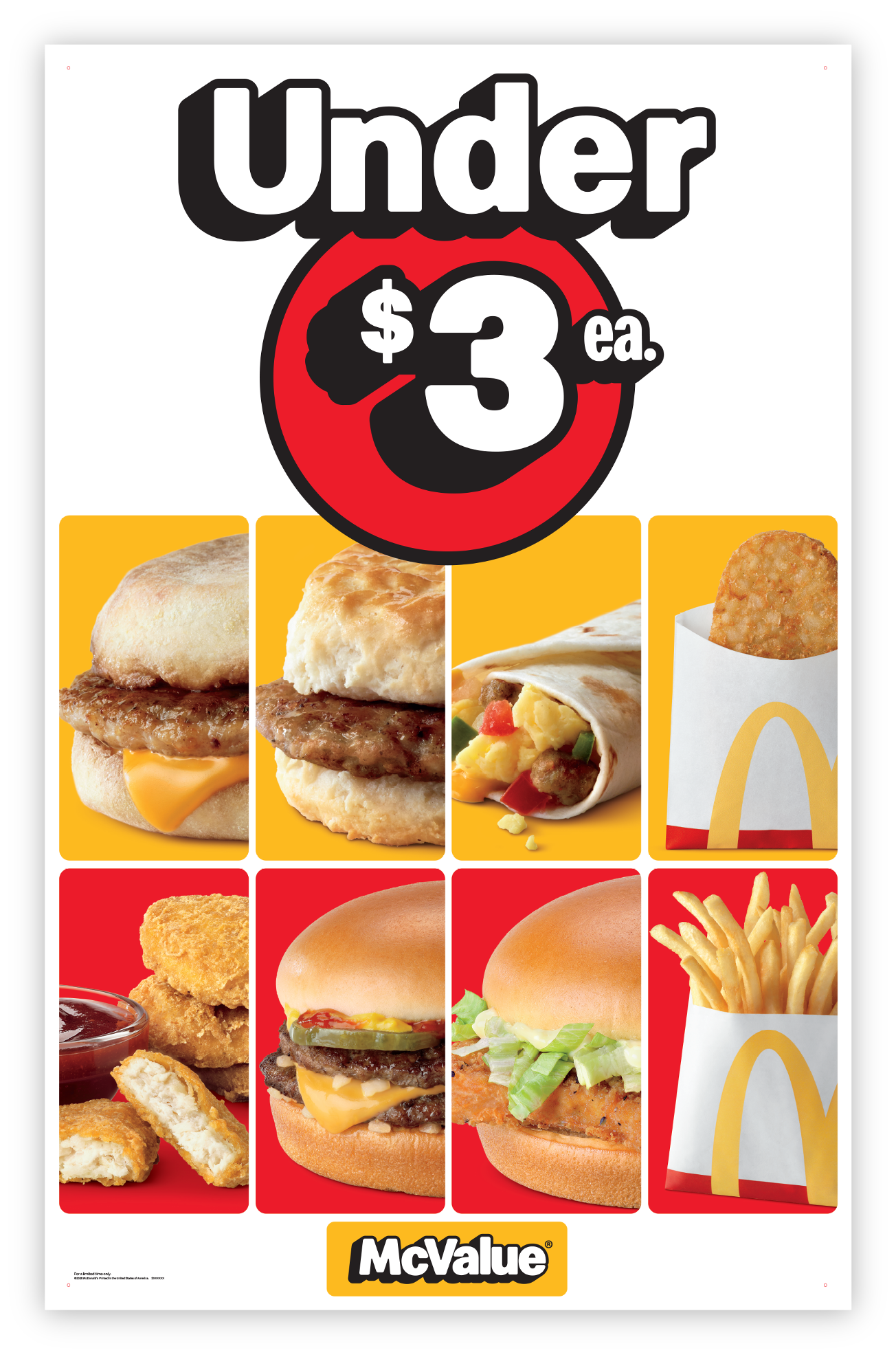 McDonald's Deals: Under $3 Menu, $4 and $5 Extra Value Meals